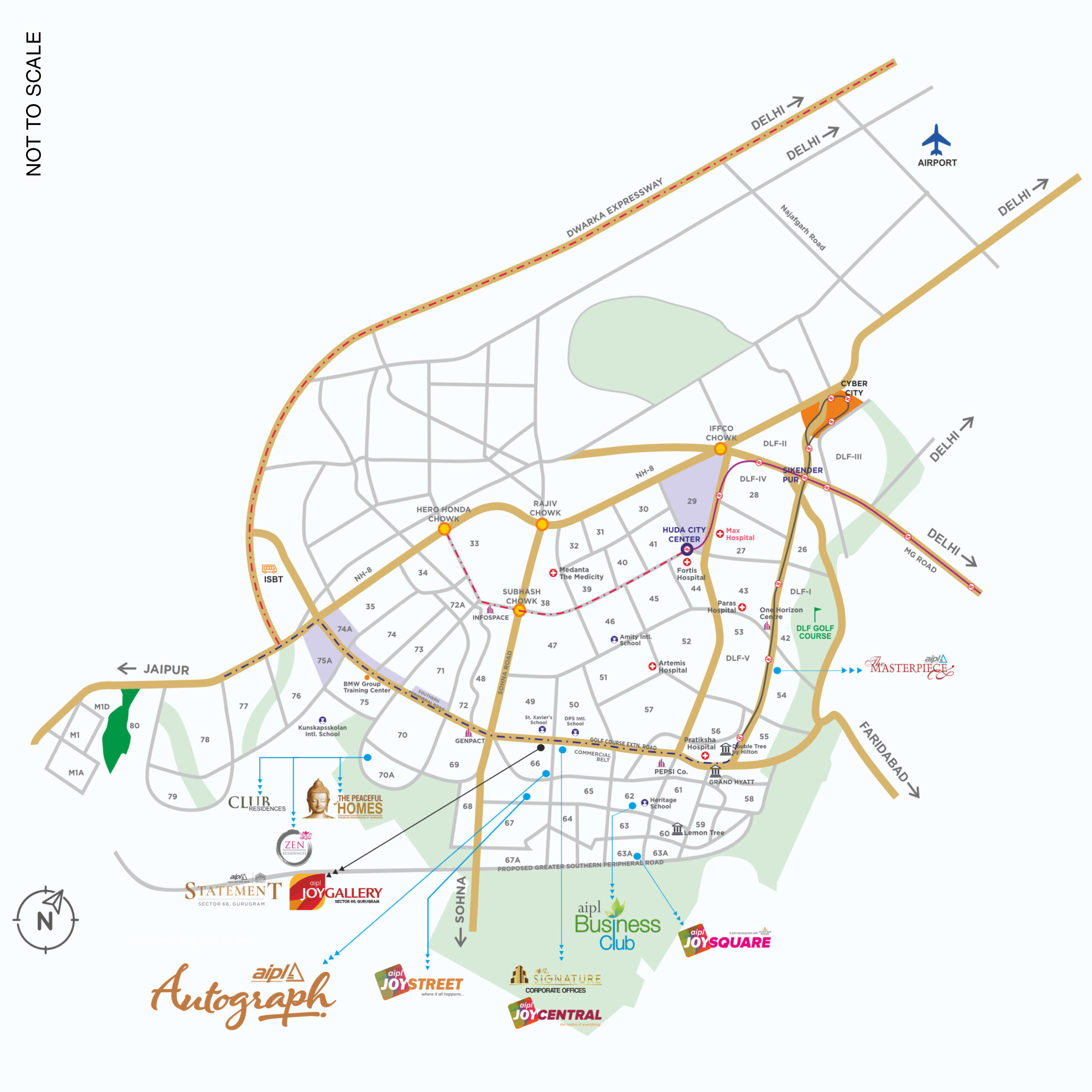 AIPL Autograph Sector 66 Gurugram: Commercial Offices Spaces